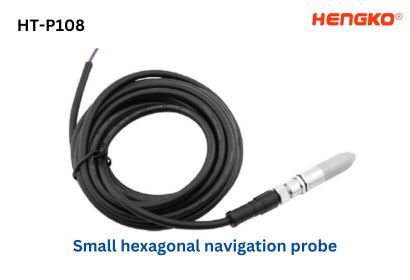 Small hexagonal navigation probe I2C temperature humidity probe